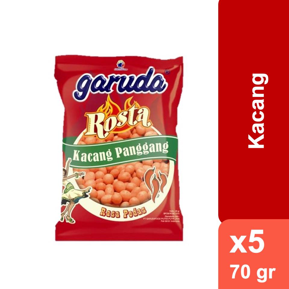 Jual Garuda Rosta Kacang Oven Rasa Pedas 95gr x5 | Shopee Indonesia