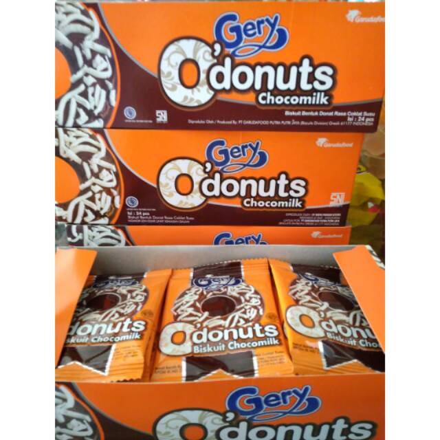 Jual (BOX) Gery O donuts Garuda (24pcs x 8gr) | Shopee Indonesia