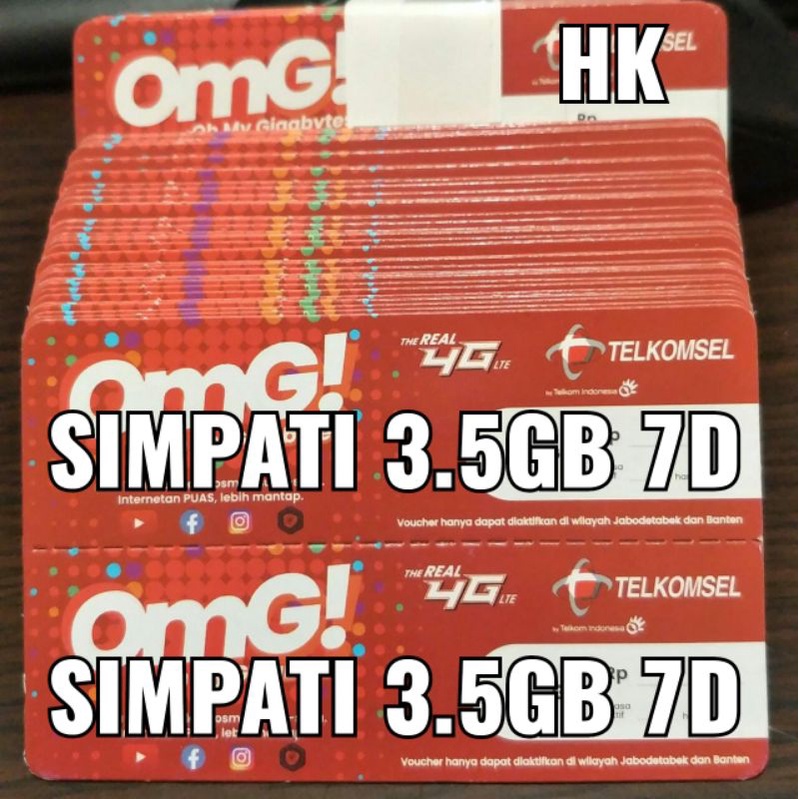 Jual Voucher Telkomsel 3.5GB 7hari | Shopee Indonesia