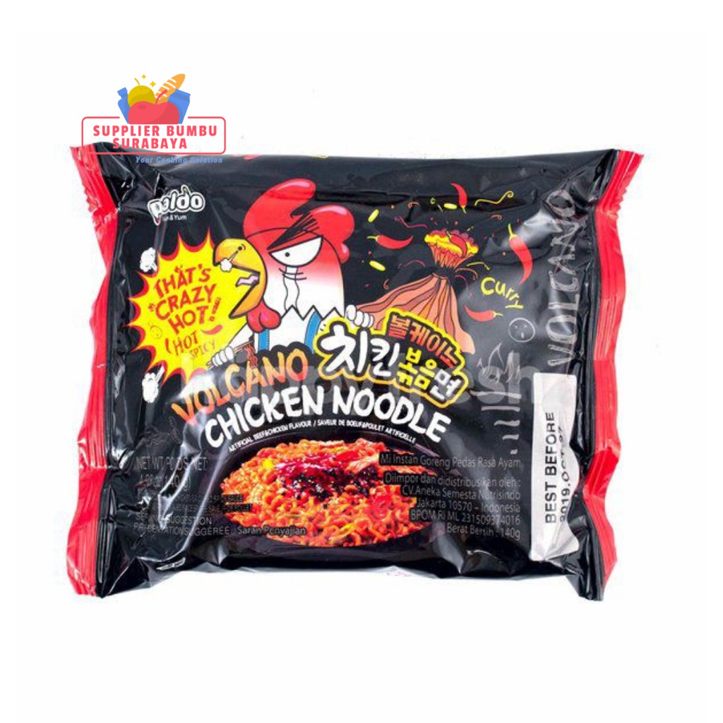 Jual Paldo Volcano Spicy Chicken / Buldak Noodle 140g Indonesia|Shopee ...