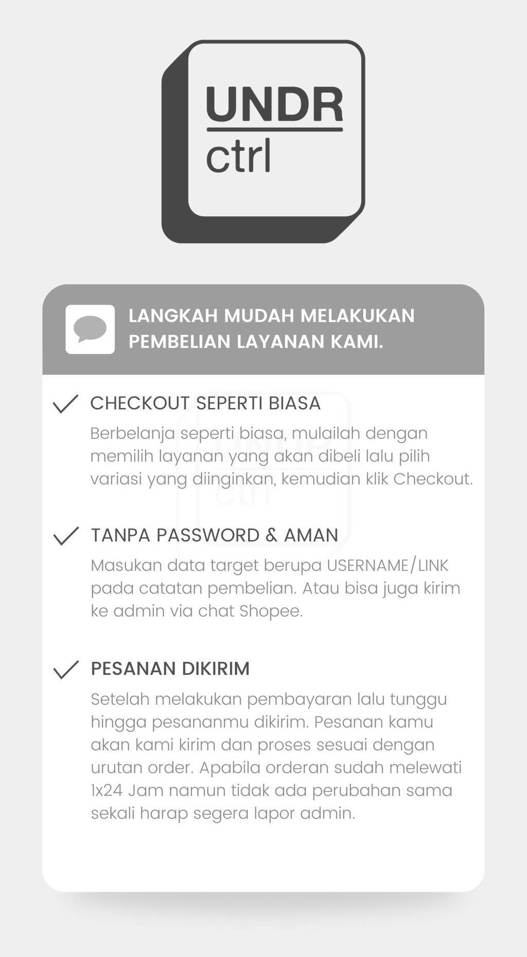Toko Online UNDRctrl Official Shop | Shopee Indonesia