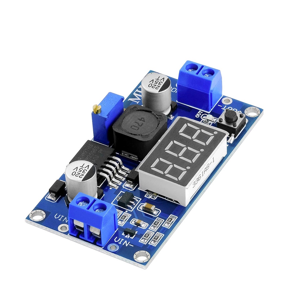 Jual LM2596 DC-DC Adjustable Step Down Module with Voltmeter Display ...