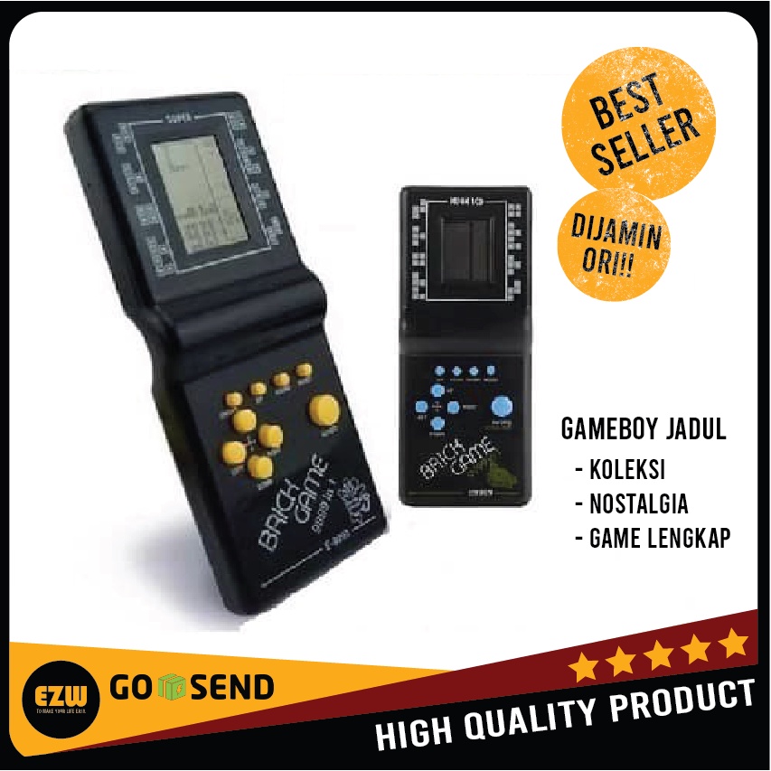 Jual Gameboy mainan anak Brick Game 9999 in 1 game tetris Gamebot ...