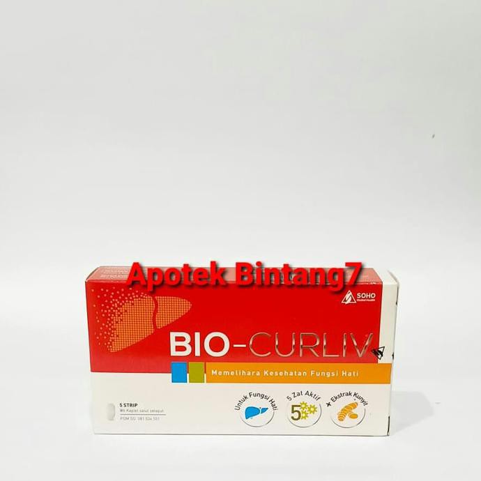 Jual BIOCURLIV KAPSUL (DUS @30 KAPSUL) | Shopee Indonesia