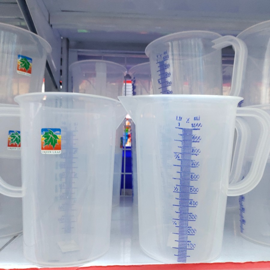 Jual Gelas takar/gelas ukur 1 L scarlet GL-1831 green leaf | Shopee ...