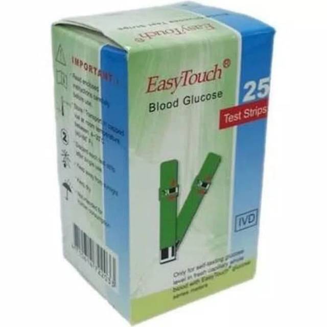 Jual Easy Touch Glucose Test Strip Easytouch Glukosa Gula Darah Tes ...