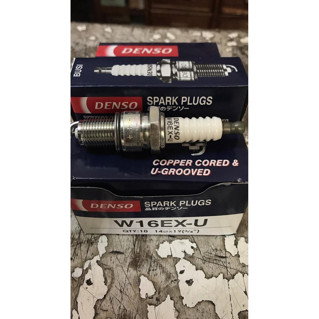 Jual BUSI DENSO W16EXR-U KIJANG CARRY KUDA SPARK PLUGS MURAH | Shopee ...