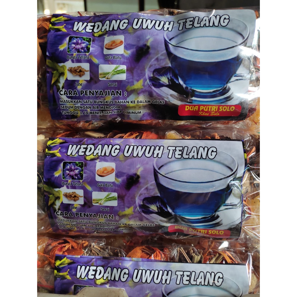 Jual ASLI!! ISI 10 SACHET WEDANG BUNGA TELANG/ WEDANG UWUH TELANG ... Jual ASLI!! ISI 10 SACHET WEDANG BUNGA TELANG/ WEDANG UWUH TELANG ...