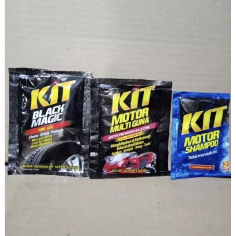 Jual Kit Motor Sachet 1pak@12sachet (Poles Dan ban) 1pak@24pcs (Shampo ...