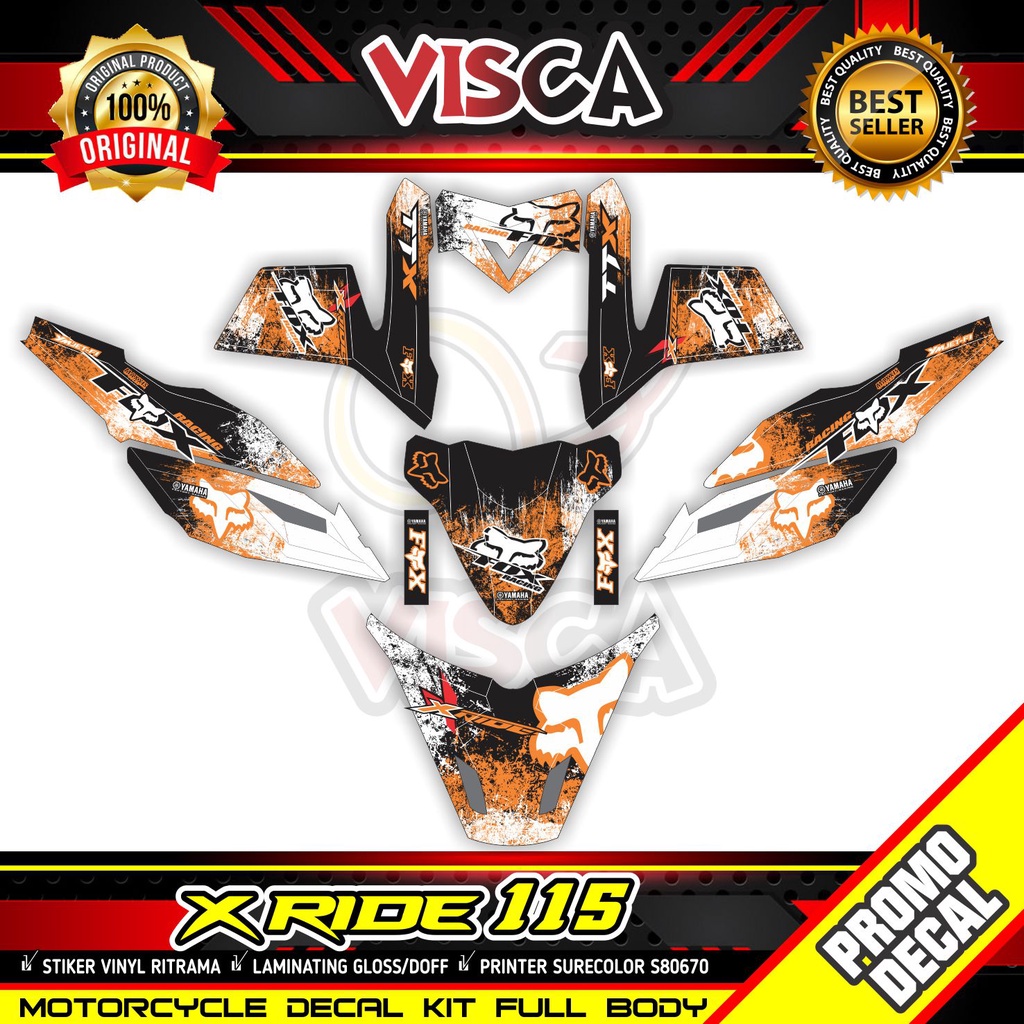 Jual Decal X Ride 115 Full Body Stiker X Ride 115 Full Body Striping X ...