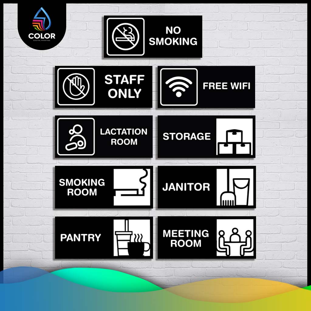 Jual Sign Board Akrilik Kantor / Sign Acrylic Office Murah | Shopee ...