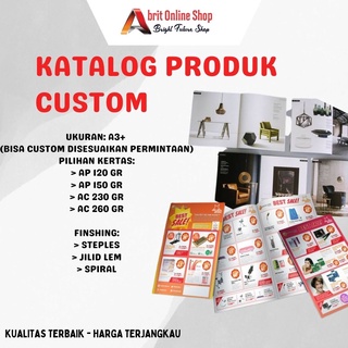 Jual KATALOG PRODUK CUSTOM | CETAK KATALOG A4 CUSTOM | CETAK KATALOG A5 ...
