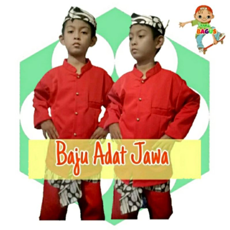 Jual BAJU ADAT JAWA /BAJU BASOFI /BASOFI MERAH Indonesia|Shopee Indonesia