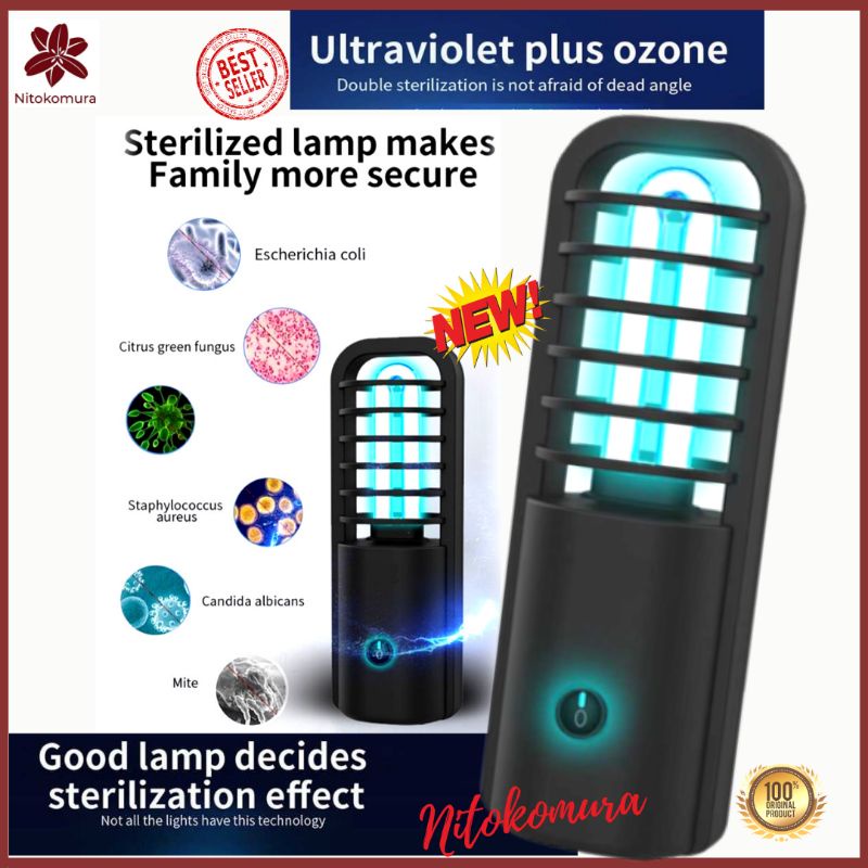 Jual Lampu UV Sterilizer Ozon Portable Disinfektan UV Lamp 800 mAH UVC86 Anti Virus dan Bakteri ...