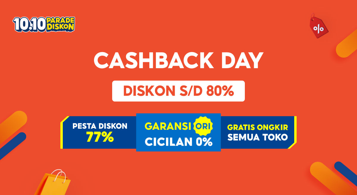 Shopee 10.10 Parade Diskon | Gratis Ongkir Semua Toko & Pasti Diskon 50%
