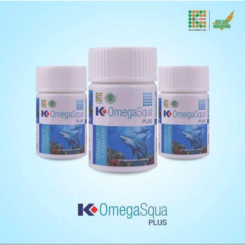 Jual Minyak Ikan Omega Squa Plus Klink 100% Original | Shopee Indonesia