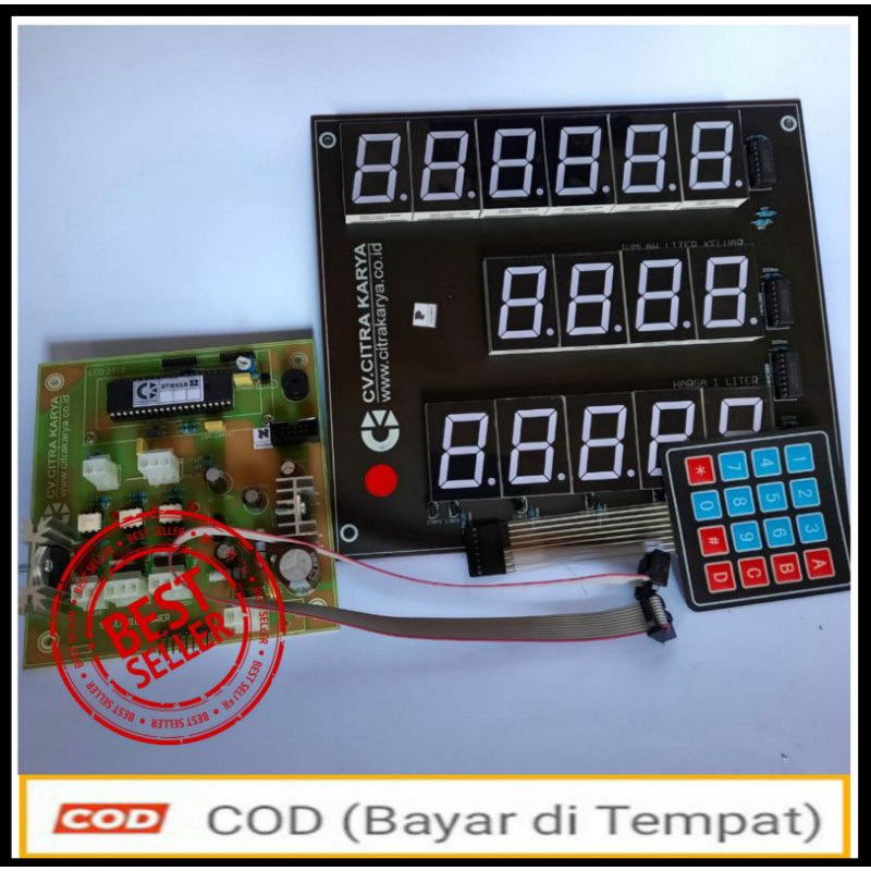 Jual paket cpu, ic atmega 16, keypad, display, kabel idc | Shopee Indonesia