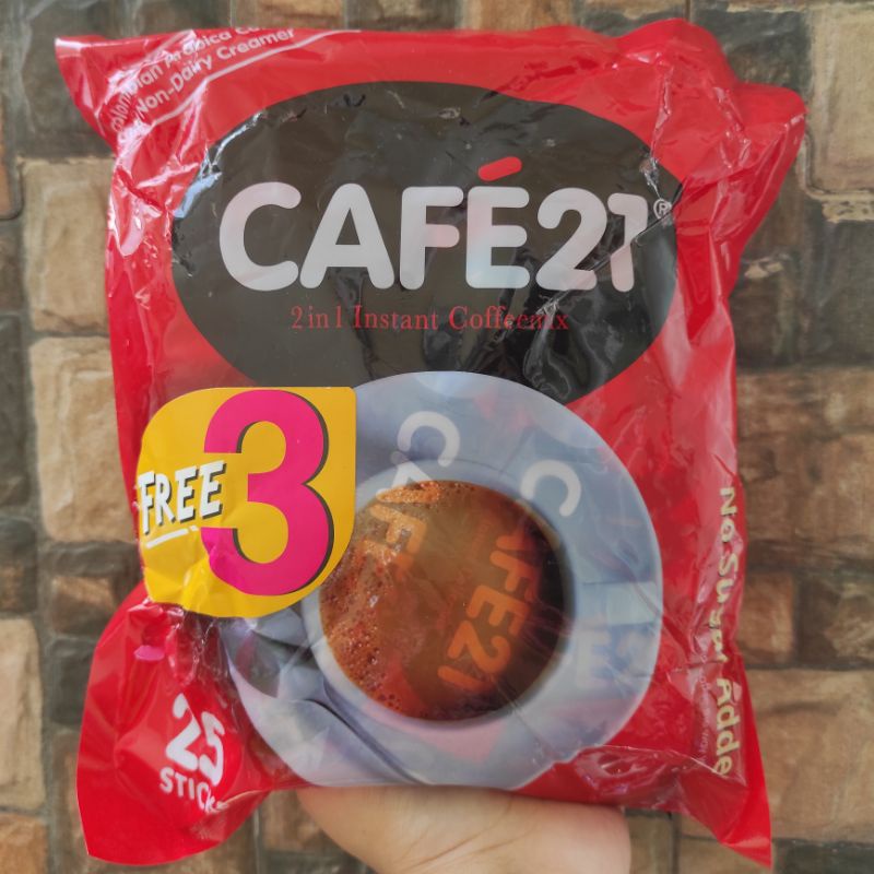Jual Kopi Cafe 21 Instant Coffeemix per sachet (Halal Singapore ...