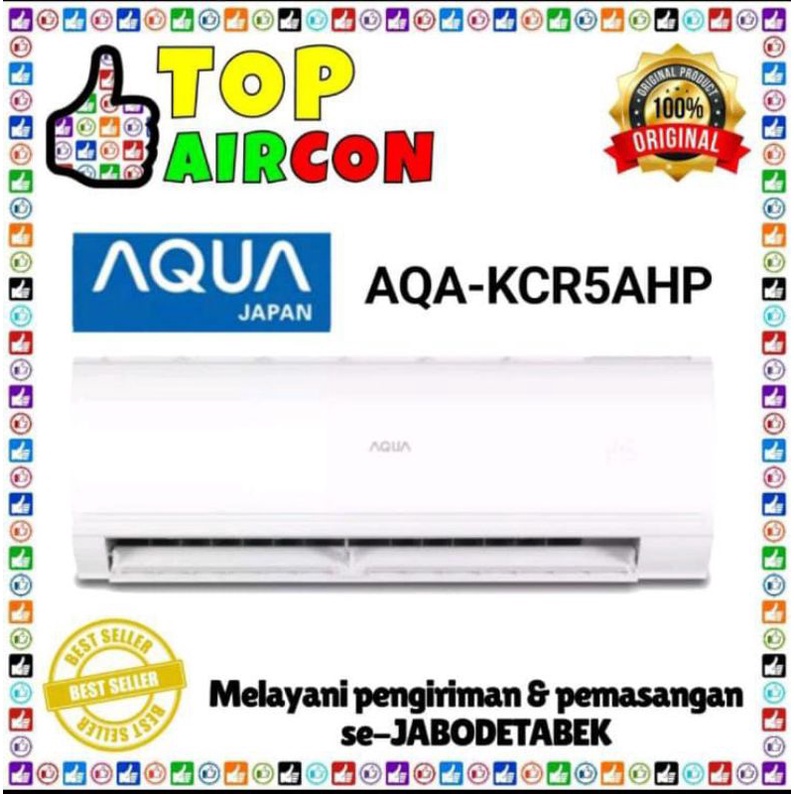 Jual AC AQUA SPLIT 1/2 PK PROMO TERMURAH !!! / AC AQUA SANYO 0.5 PK ...
