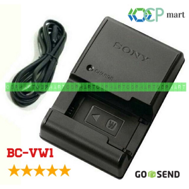 Jual Charger Sony BC-VW1 for NP-FW50 A6000 A6300 A6400 A6500 A5100 ...