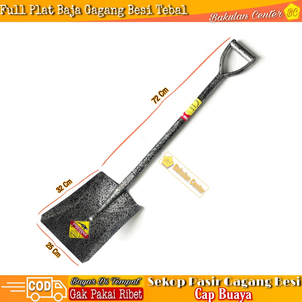 Jual Sekop Pasir Sekop Tanah Sekop Baja Tebal & Kuat Sekop Cap Buaya ...