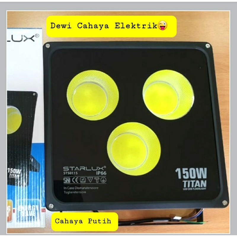 Jual Lampu Sorot LED COB - Lampu Tembak - LED COB Flood Light - Cahaya Putih dan Kuning 150W ...