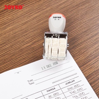 Jual date stamp joyko D4 stempel tanggal joyko date stampel joyko D4 ...