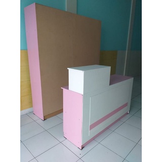 Jual Meja receptionist/ meja kasir minimalis | Shopee Indonesia