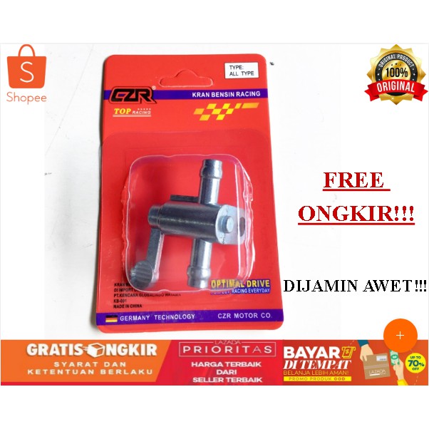 Jual COD!!! kran bensin KRAN BENSIN UNIVERSAL RACING ON OFF IMPOR KRAN TANGKI TENGKI TANK BENSIN ...