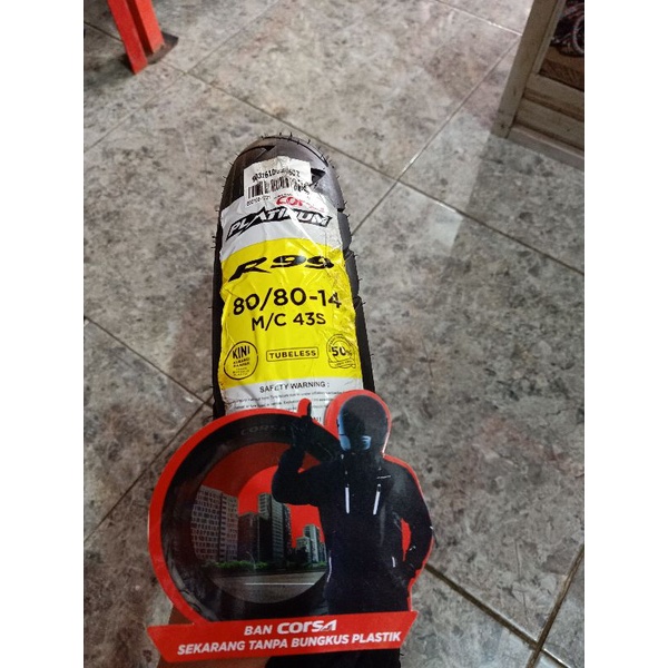 Jual Ban Corsa R99 80 80 Ring 14 Tubeless Matic | Shopee Indonesia