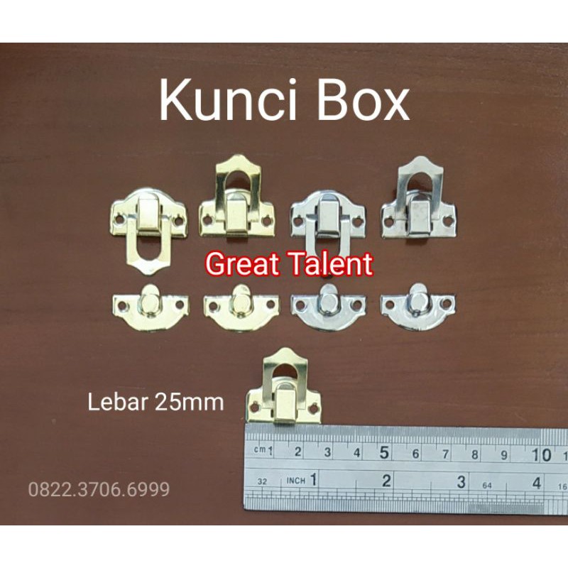 Jual KUNCI BOX BESAR 2.5cm - Kunci Bok Kotak Kayu Plakat - Emas Mas ...