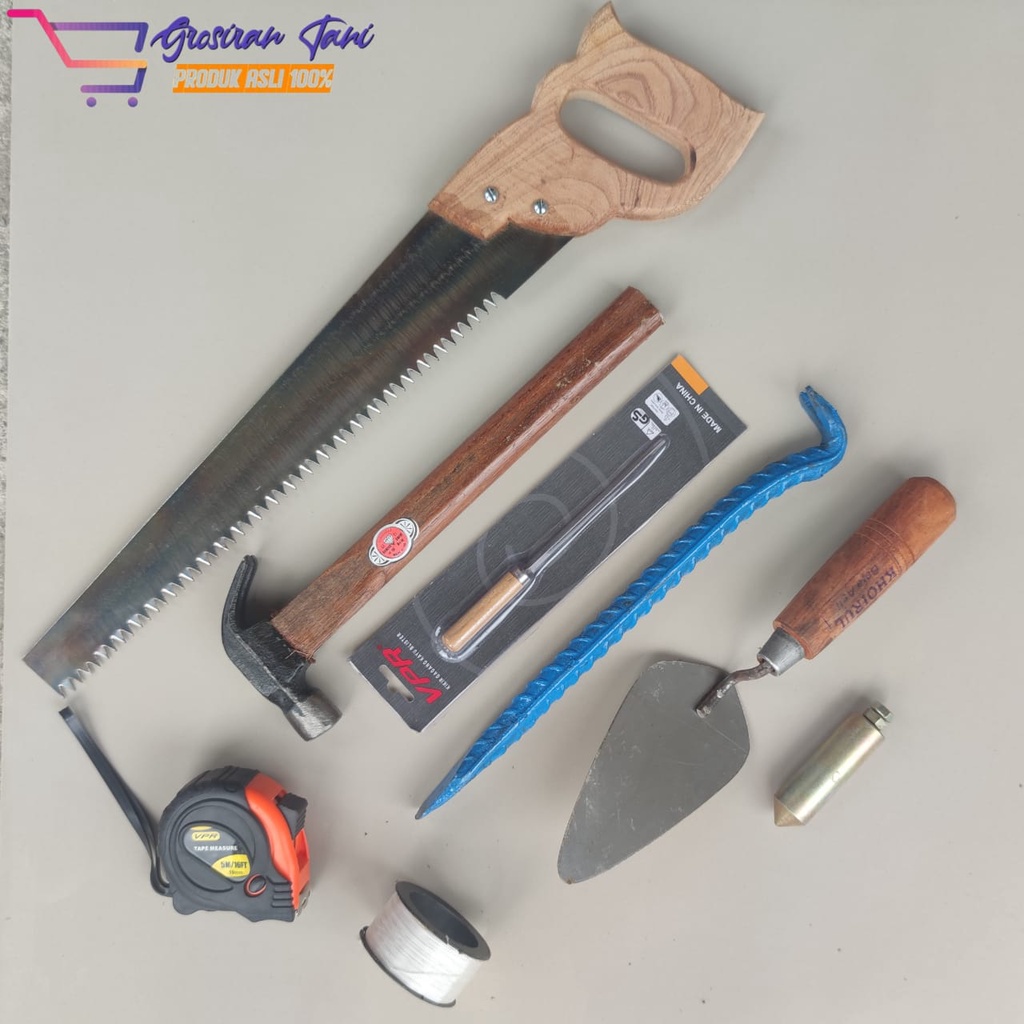 Jual (PALING LENGKAP) Paket Alat Bertukang Gergaji , Palu , Kikir ...