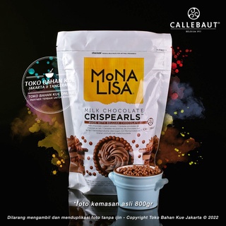 Jual Mona Lisa Callebaut Crispearls Milk 250gr Chocolate Crispy ...