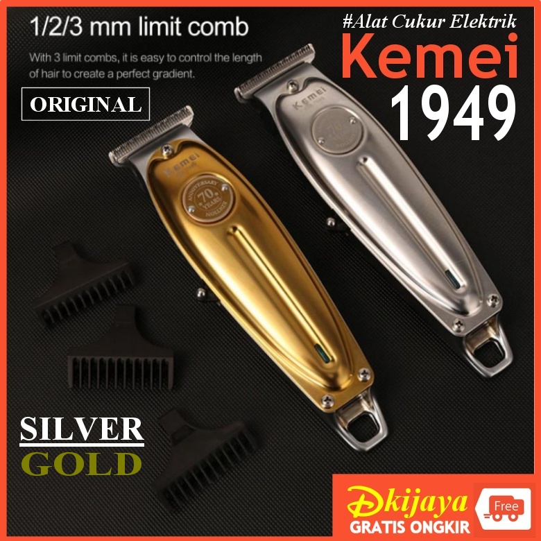 Jual Kemei KM-1949 Original Professional Hair Clipper KM1949 Pencukur ...