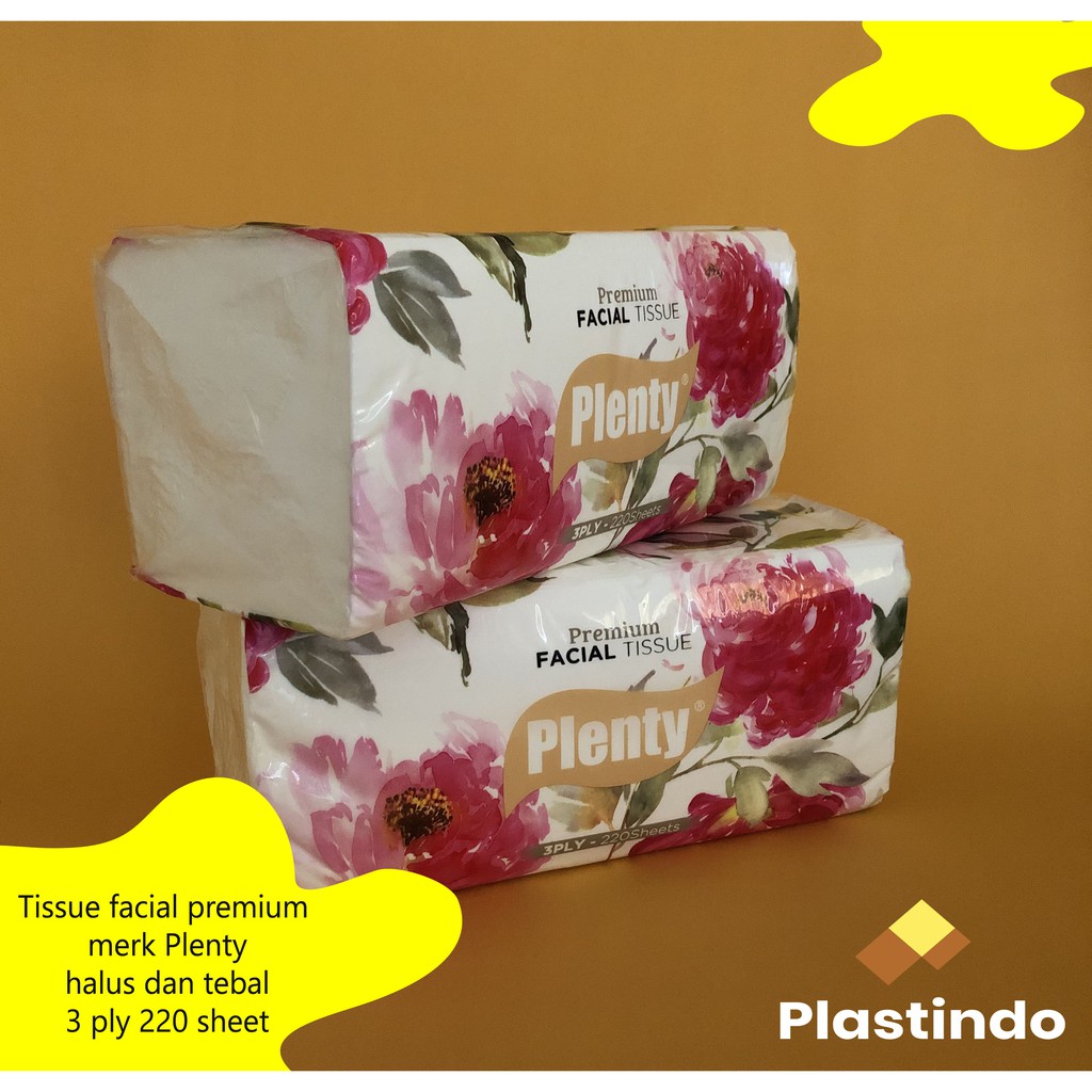 Jual Tissue Plenty FACIAL PREMIUM 220 sheet 3 ply - Tissue premium ...