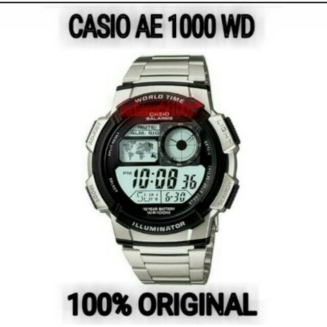 Jual Casio ae 1000 wd 1 avdf ( ae 1000wd ) ( ae-1000-wd ) ( ae 1000 wd ...