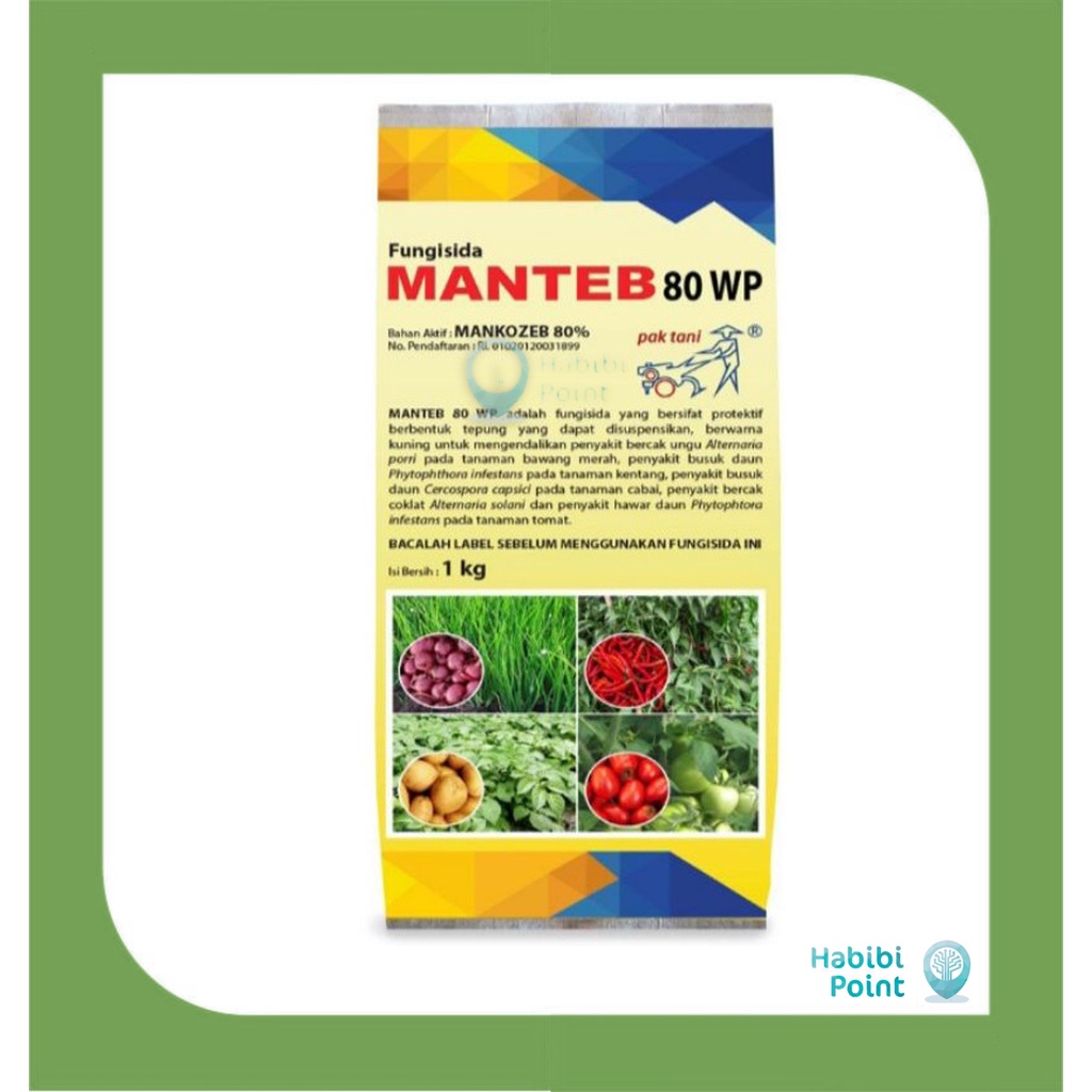 Jual FUNGISIDA MANKOZEB 80WP MANTEB KUNING 1KG | Shopee Indonesia