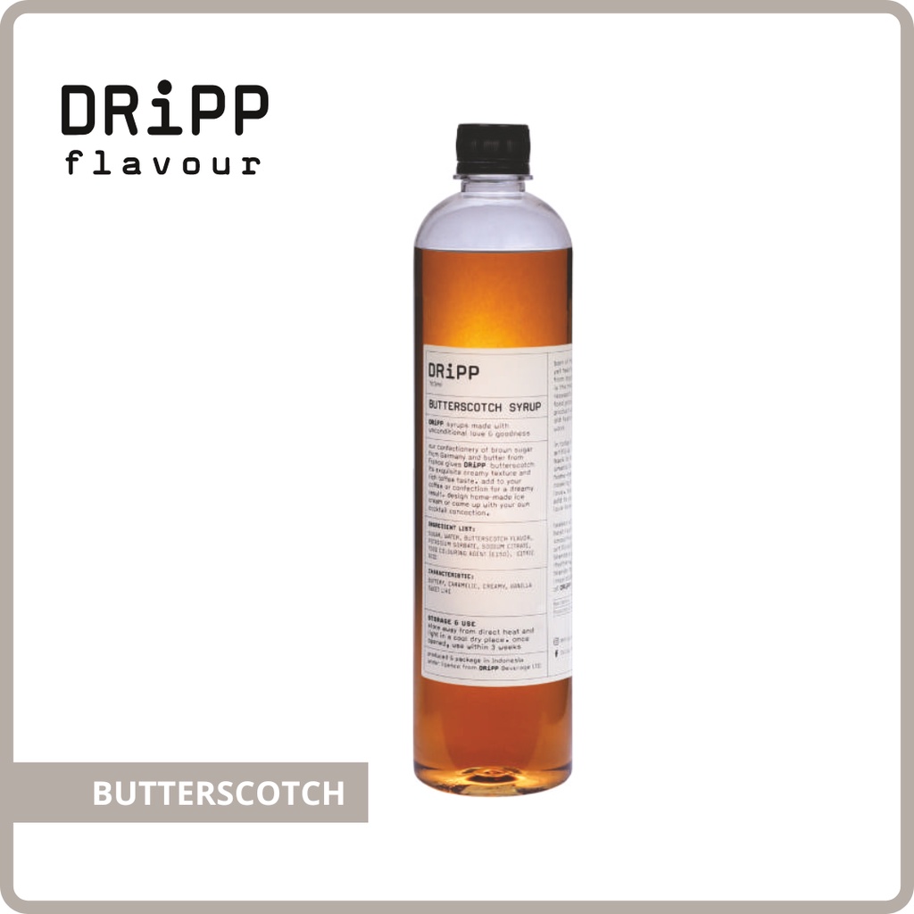 Jual Dripp Flavour Sirup Premim Butterscotch 760 ml | Shopee Indonesia