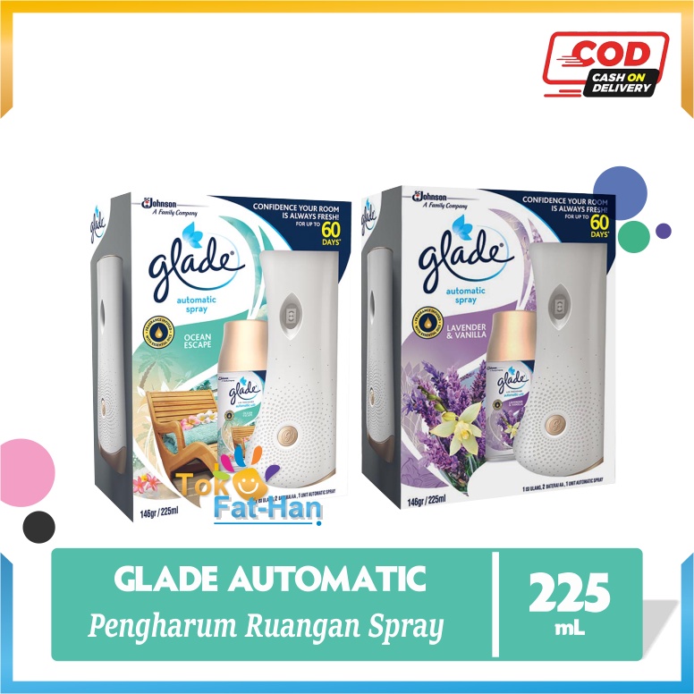 Jual Pengharum Ruangan Glade Matic Device + Refill - 146gr / 225mL - Glade Automatic Spray ...