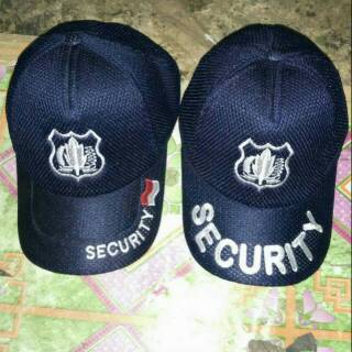 Jual Topi Satpam/Topi Jala SECURITY/Topi Jaring Militer/Polisi/Army ...
