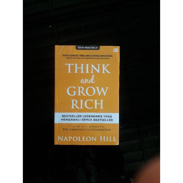 Jual Think And Grow Rich Napoleon Hill Ori Indonesia Shopee Indonesia