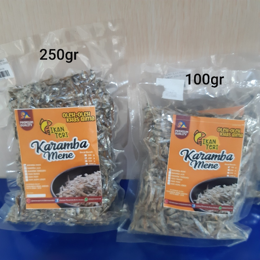 Jual Cumi kering & ikan teri asli bima / poco mango / uta karamba mene ...