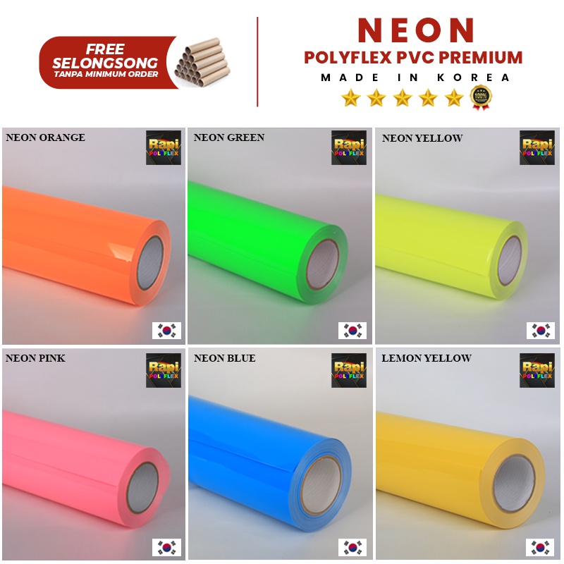 Jual PVC NEON MADE IN KOREA ( Khusus Rollan ) | Shopee Indonesia