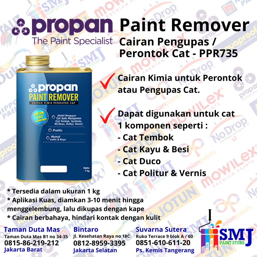 Jual PROPAN PAINT REMOVER PPR 735 1 KG (BUKAN NEOREVER) | Shopee Indonesia