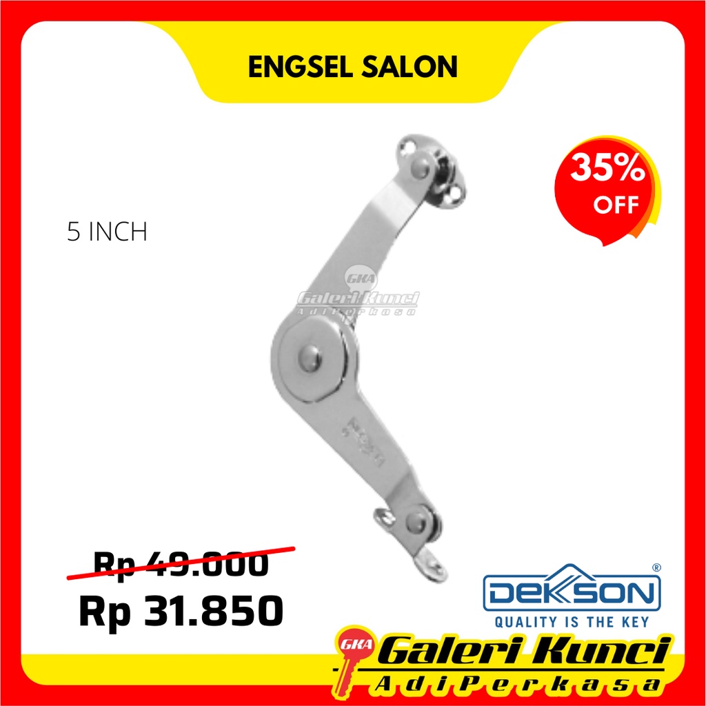 Jual Engsel Salon Dekson Dekkson 5 Inch Chrome Sikutan Jendela ...