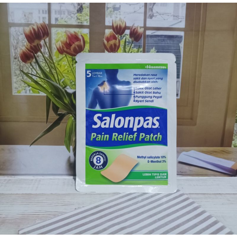 Jual Salonpas Pain Relief Patch isi 5 Lembar | Shopee Indonesia
