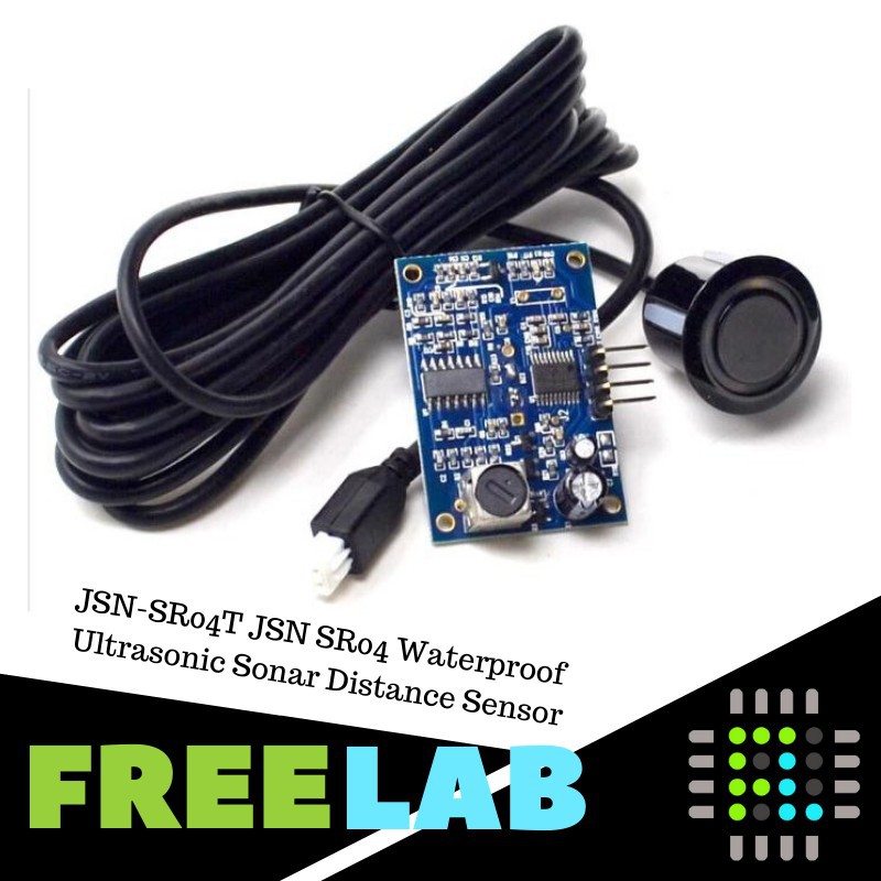 Jual JSN-SR04T JSN SR04 Waterproof Ultrasonic Sonar Distance Sensor ...