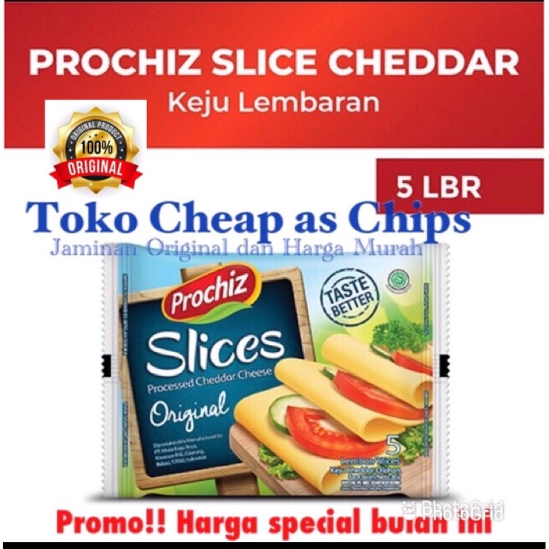 Jual Prochiz keju Original Slices isi 5 lembar | Shopee Indonesia