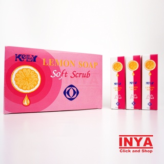 Jual KELLY LEMON SOFT SCRUB FACIAL SOAP 75gr - Sabun Cuci Muka Cair ...