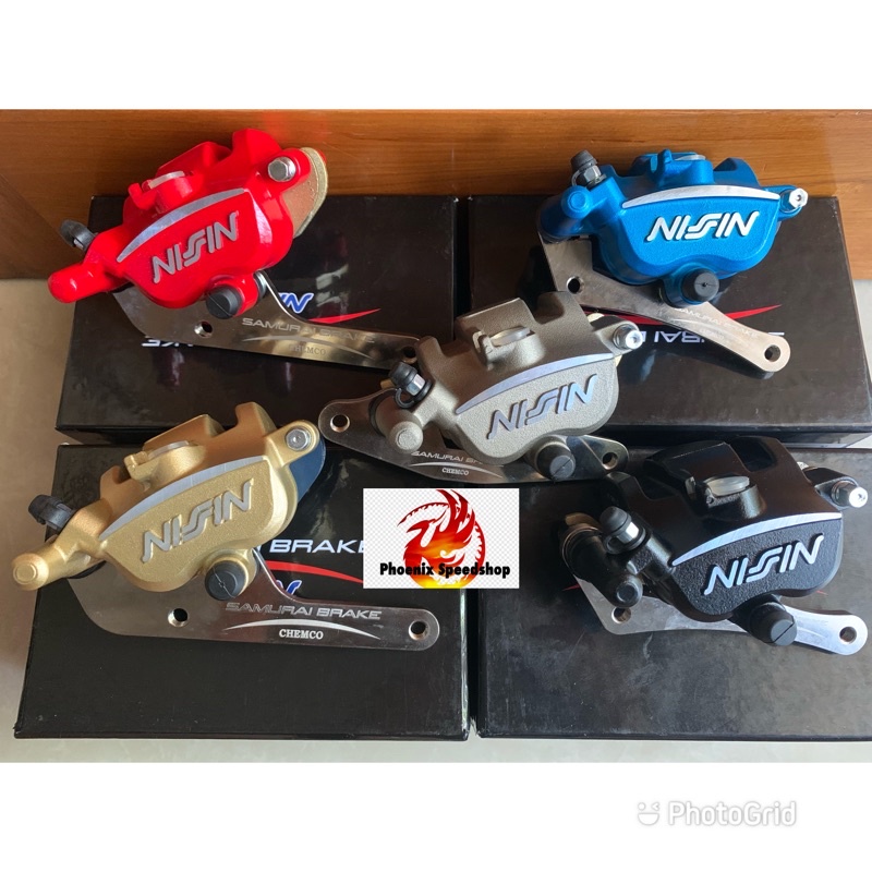 Jual Kaliper Nissin Samurai Brake 2Piston Vario 110 125 150 160 Beat Street Spacy Scoopy Genio ...